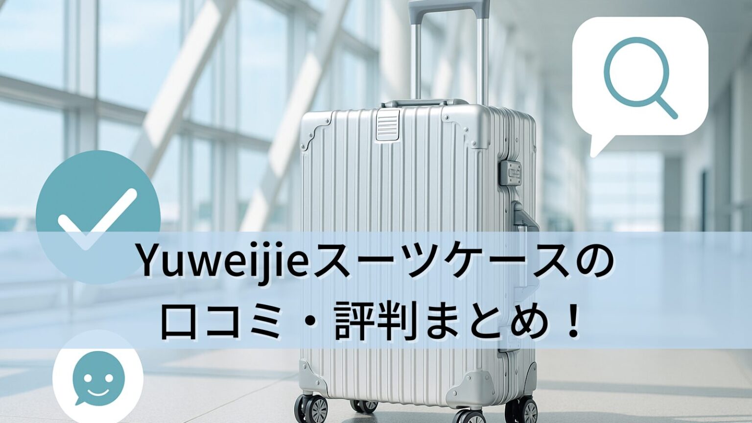 Yuweijieスーツケースの口コミ・評判まとめ！旅行者必見のリアルな評判とおすすめポイント！